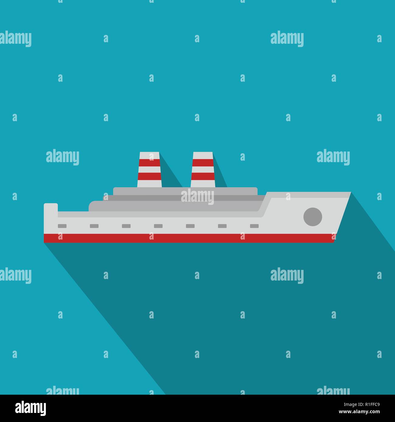 Ship passenger icon. Flat illustration of ship passenger vector icon ...