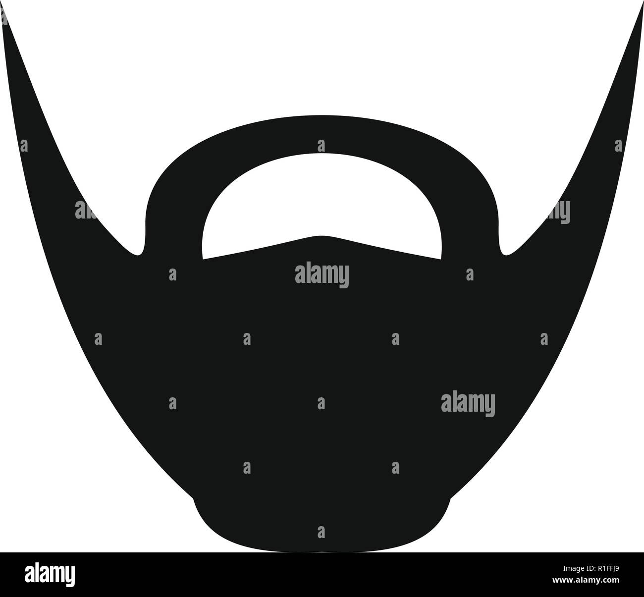 Round beard Stock Vector Images - Alamy