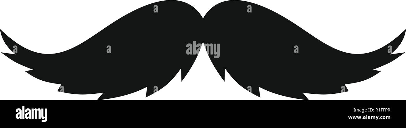 Man mustache icon. Simple illustration of man mustache vector icon for ...