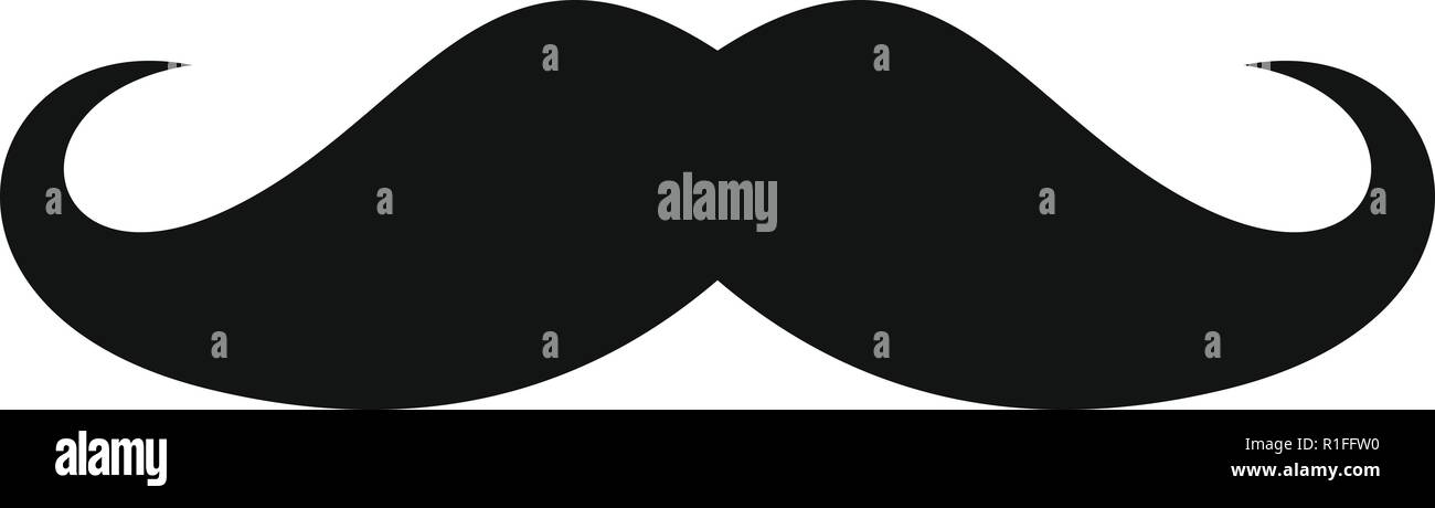 Italy mustache icon. Simple illustration of italy mustache vector icon ...