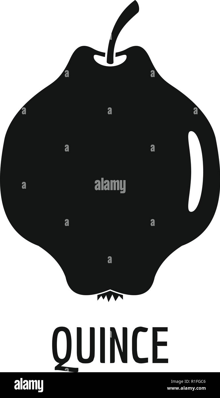 Quince icon. Simple illustration of quince vector icon for web Stock ...