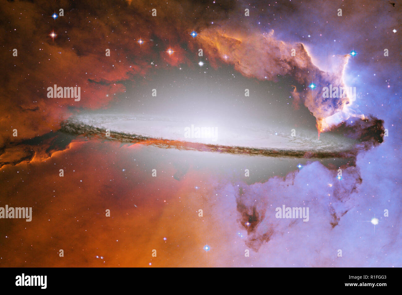 Beauty of outer space. Science fiction wallpaper. Elements of this ...