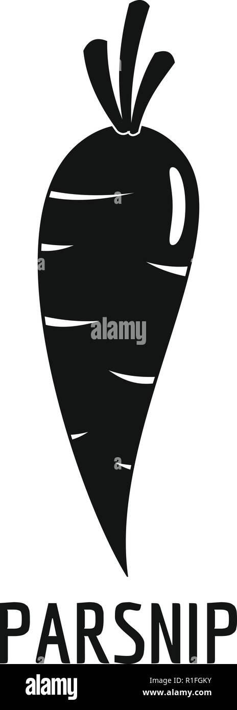 Parsnip icon. Simple illustration of parsnip vector icon for web Stock ...