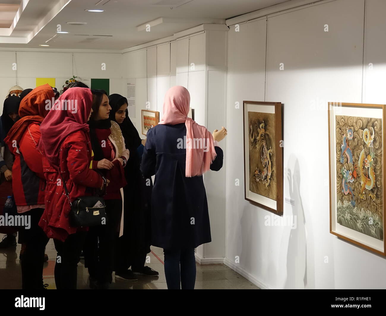 12th Nov, 2018. Korea-Iran friendship festival in Tehran Iranian women ...