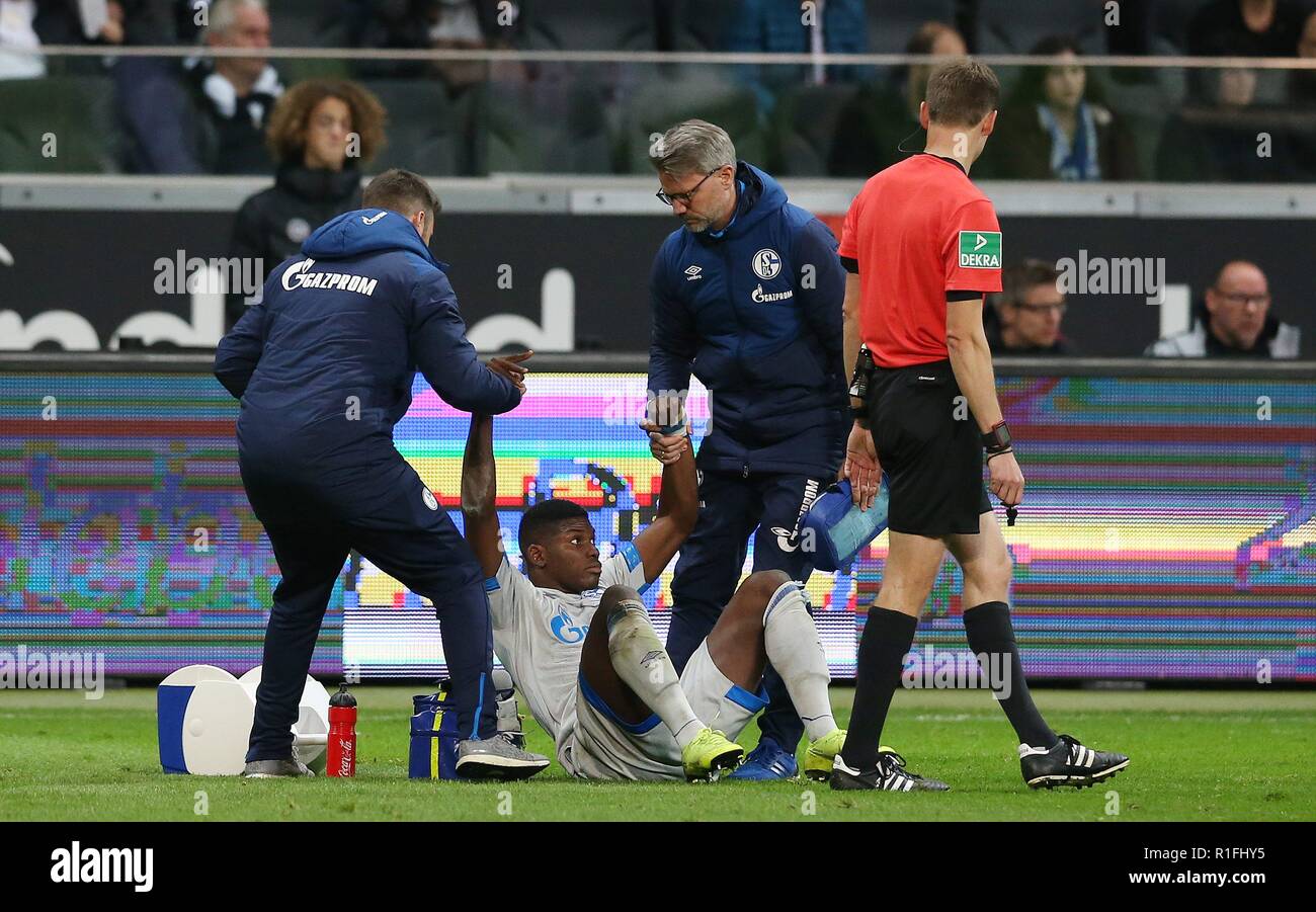 firo: 11.11.2018, football, 1.Bundesliga, season 2018/2019, Eintracht Frankfurt - FC Schalke 04 ...