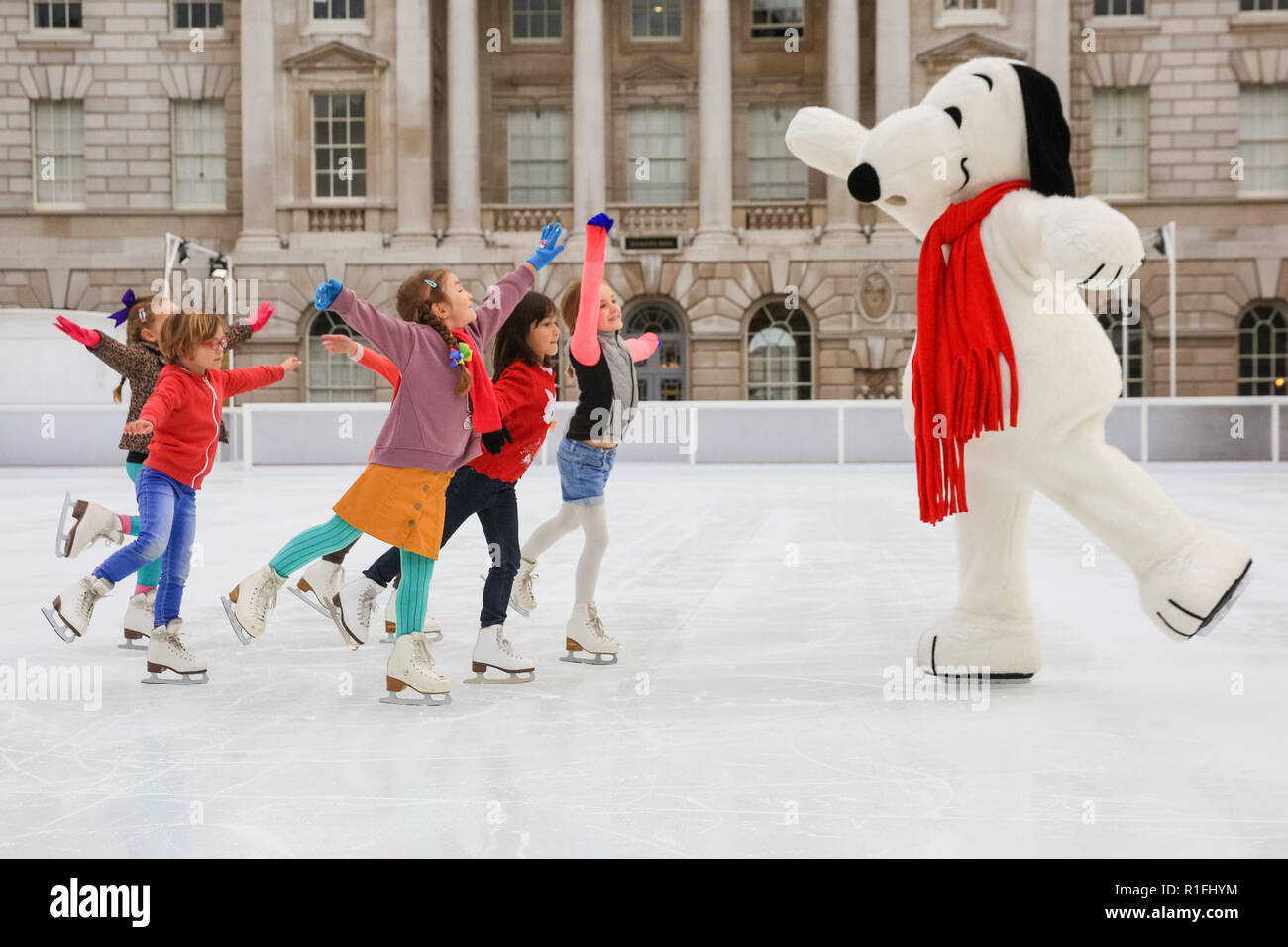 Somerset House, London, UK. 12th Nov, 2018. Snoopy, Charlie Brown's pet ...