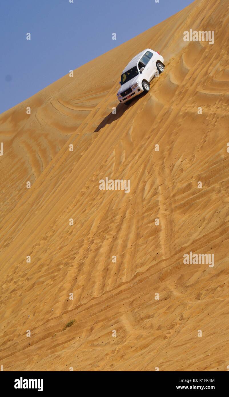 Muscat, France. 25th Nov, 2012. Travelling in the desert in an all ...