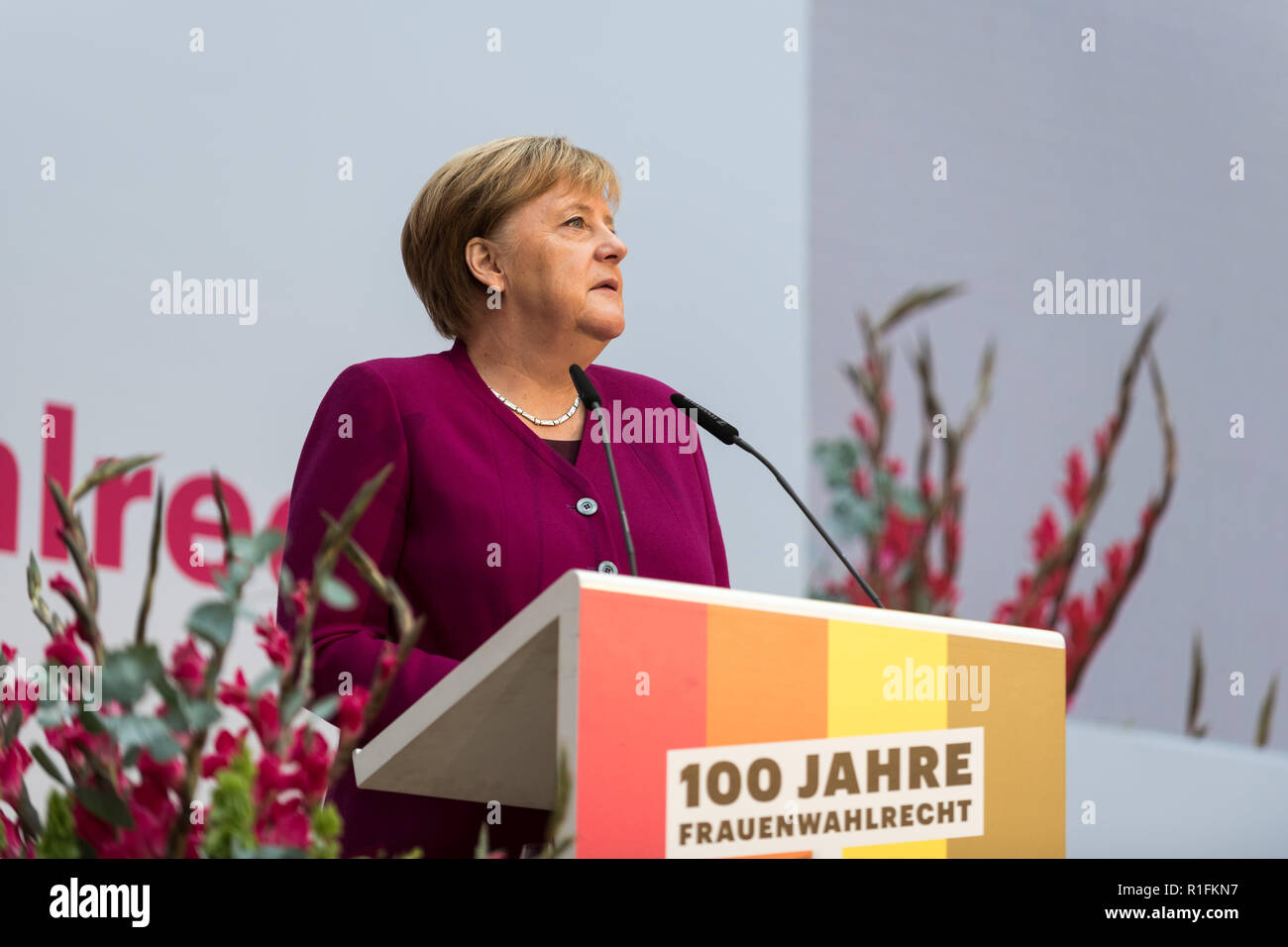 Berlin, Germany. 12th Nov, 2018. Chancellor of the Federal Republic of ...