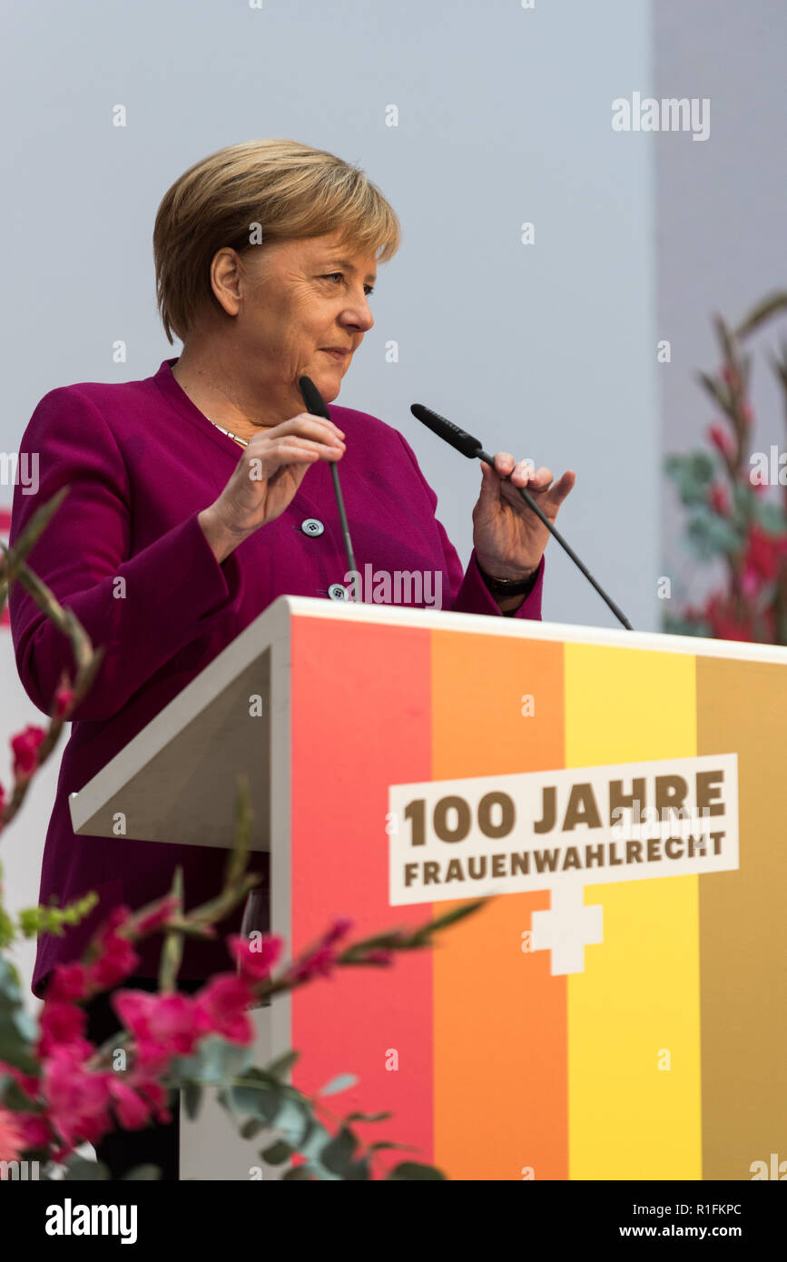 Berlin, Germany. 12th Nov, 2018. Chancellor of the Federal Republic of ...