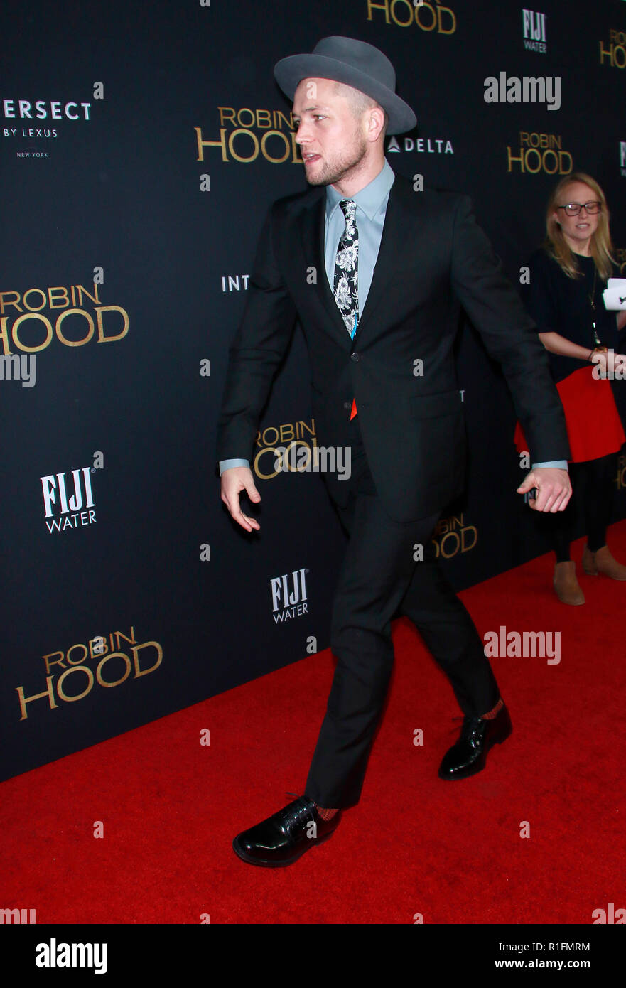 Taron egerton robin hood hi-res stock photography and images - Alamy