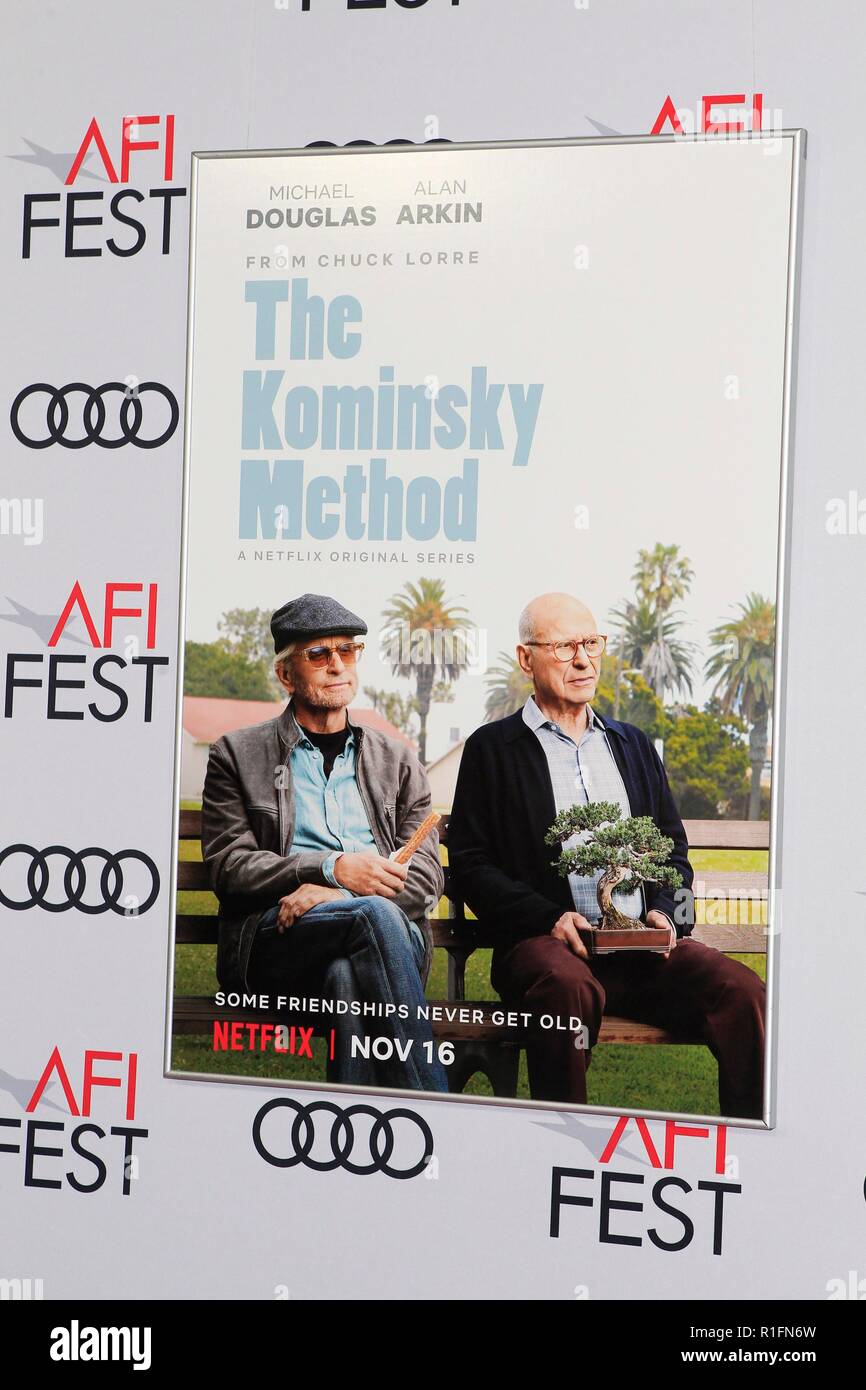 Hollywood, CA. 10th Nov, 2018. The Kominsky Method, Poster at arrivals ...