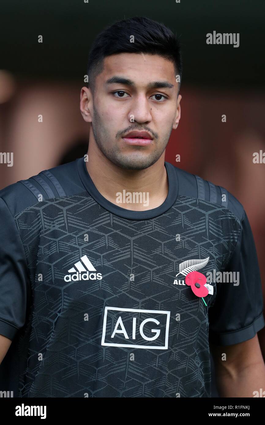 Rieko Ioane New Zealand Ru England V New Zealand, Autumn Internationals ...