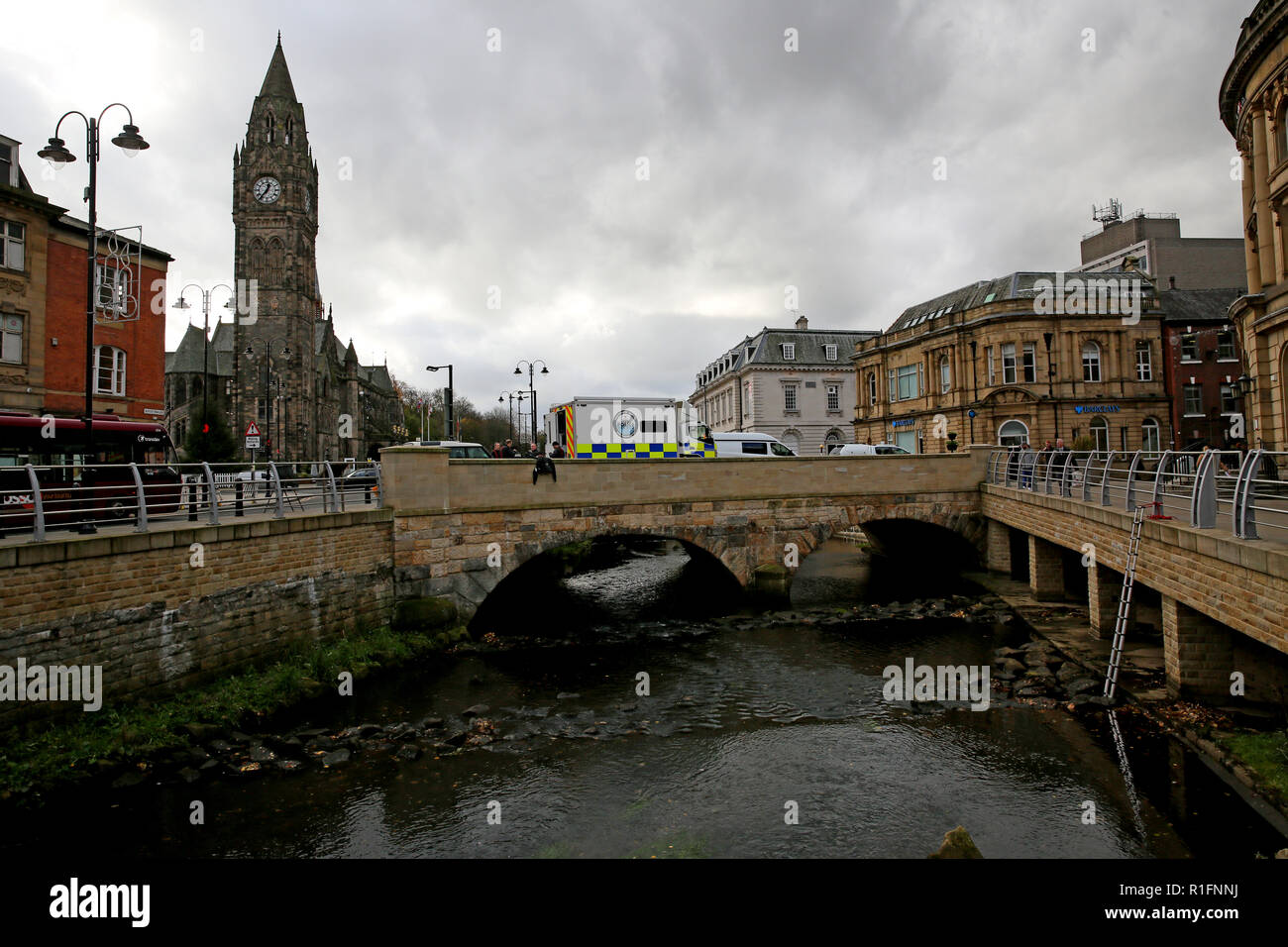 Rochdale, Lancashire, UK. 12th November, 2018. The Northwest Police ...