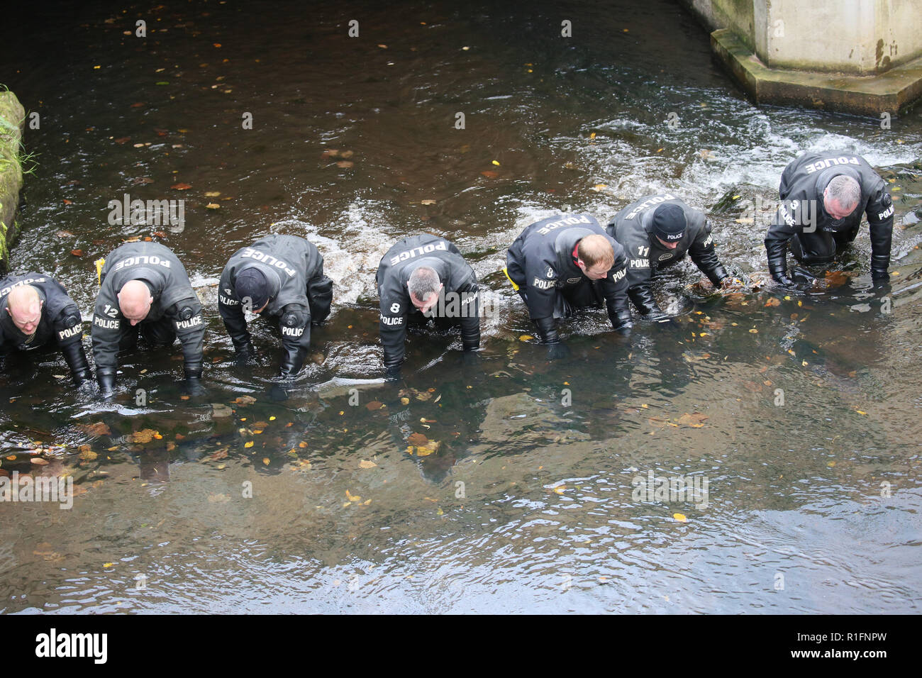Rochdale, Lancashire, UK. 12th November, 2018. The Northwest Police ...