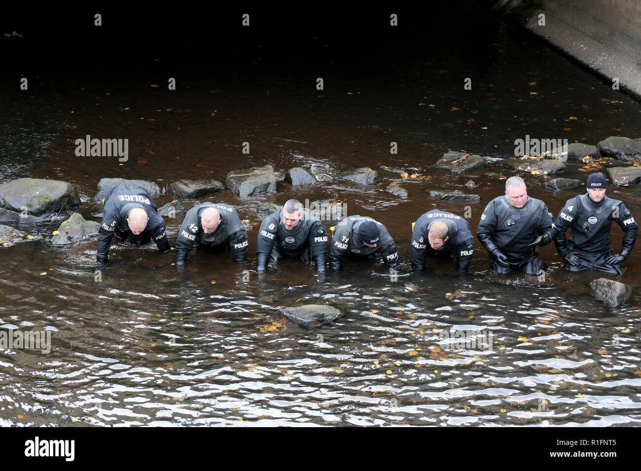 Rochdale, Lancashire, UK. 12th November, 2018. The Northwest Police ...