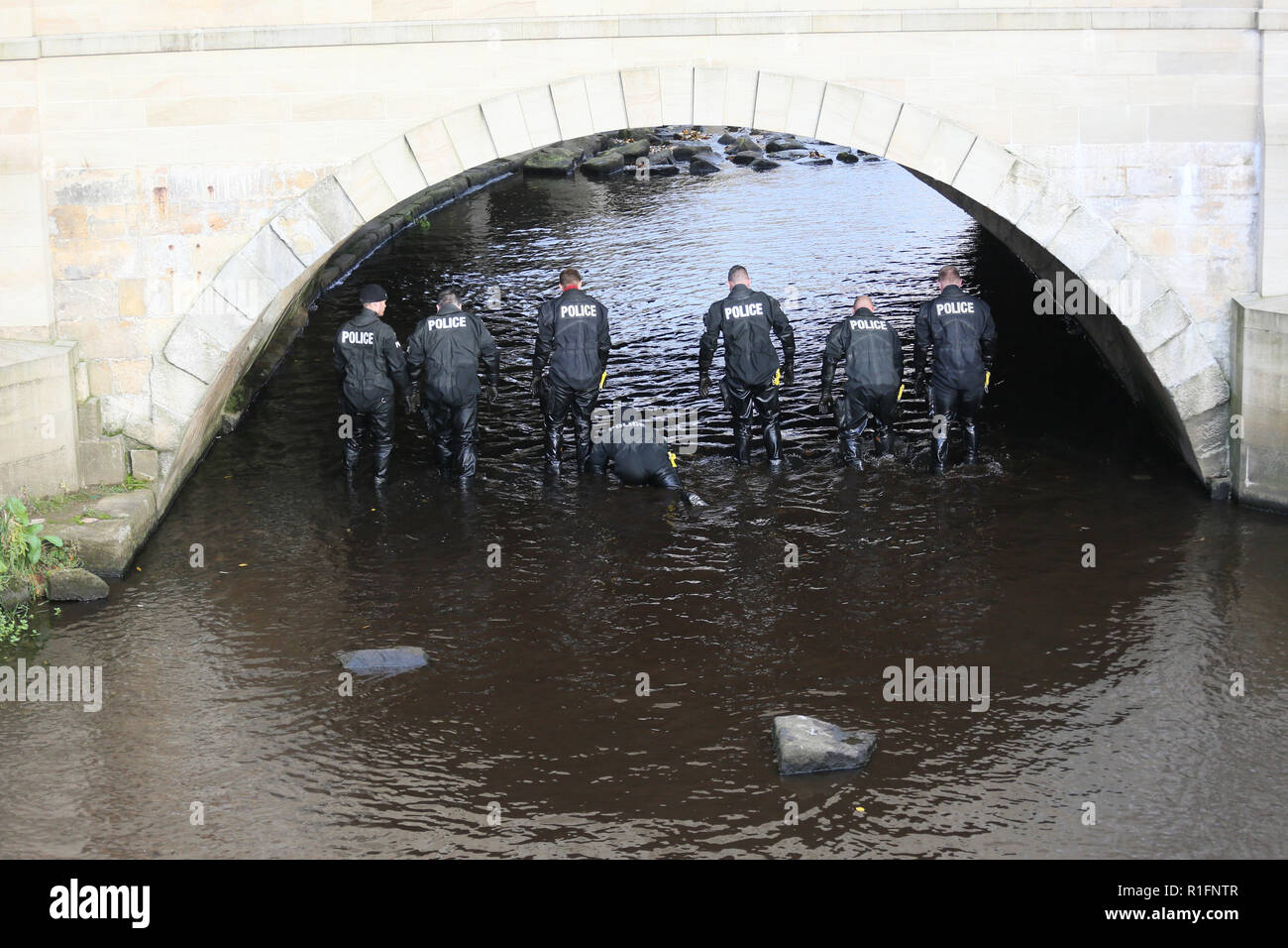 Rochdale, Lancashire, UK. 12th November, 2018. The Northwest Police ...