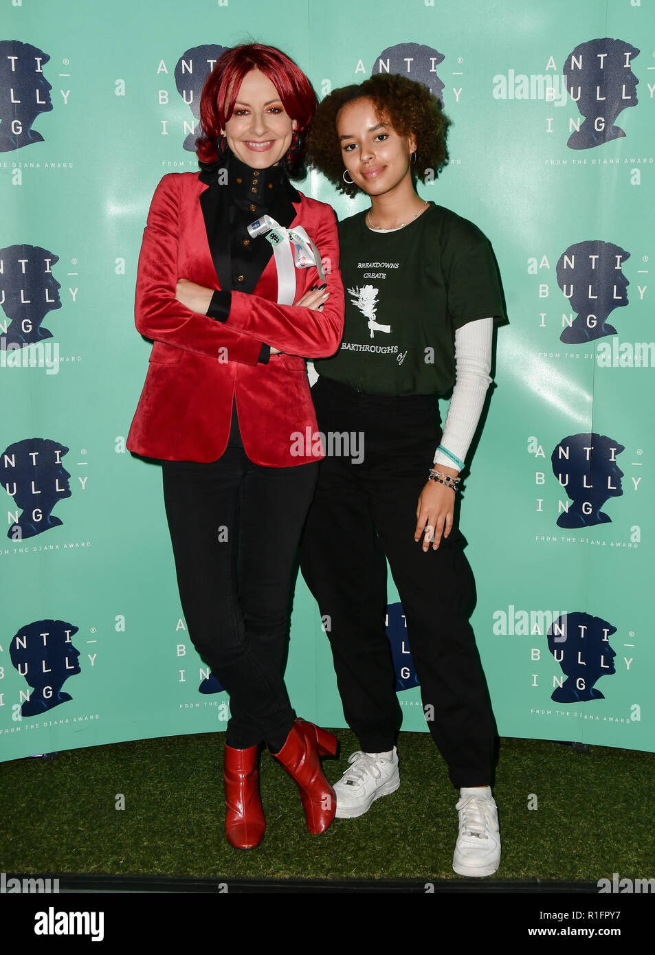 London, UK. 12th November, 2018. Carrie Grant and Talia Grant attend ...