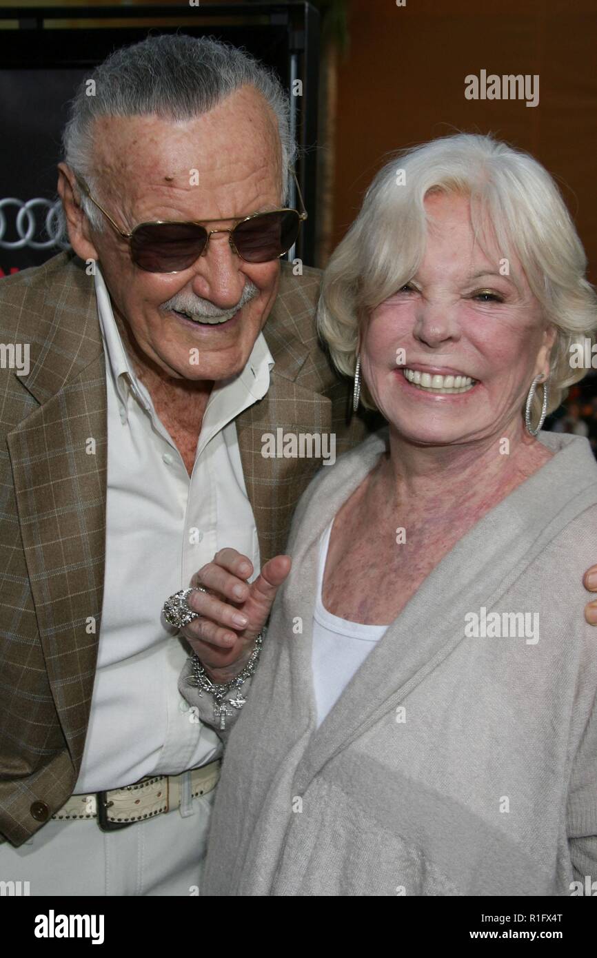 Stan lee and wife hi-res stock photography and images - Alamy