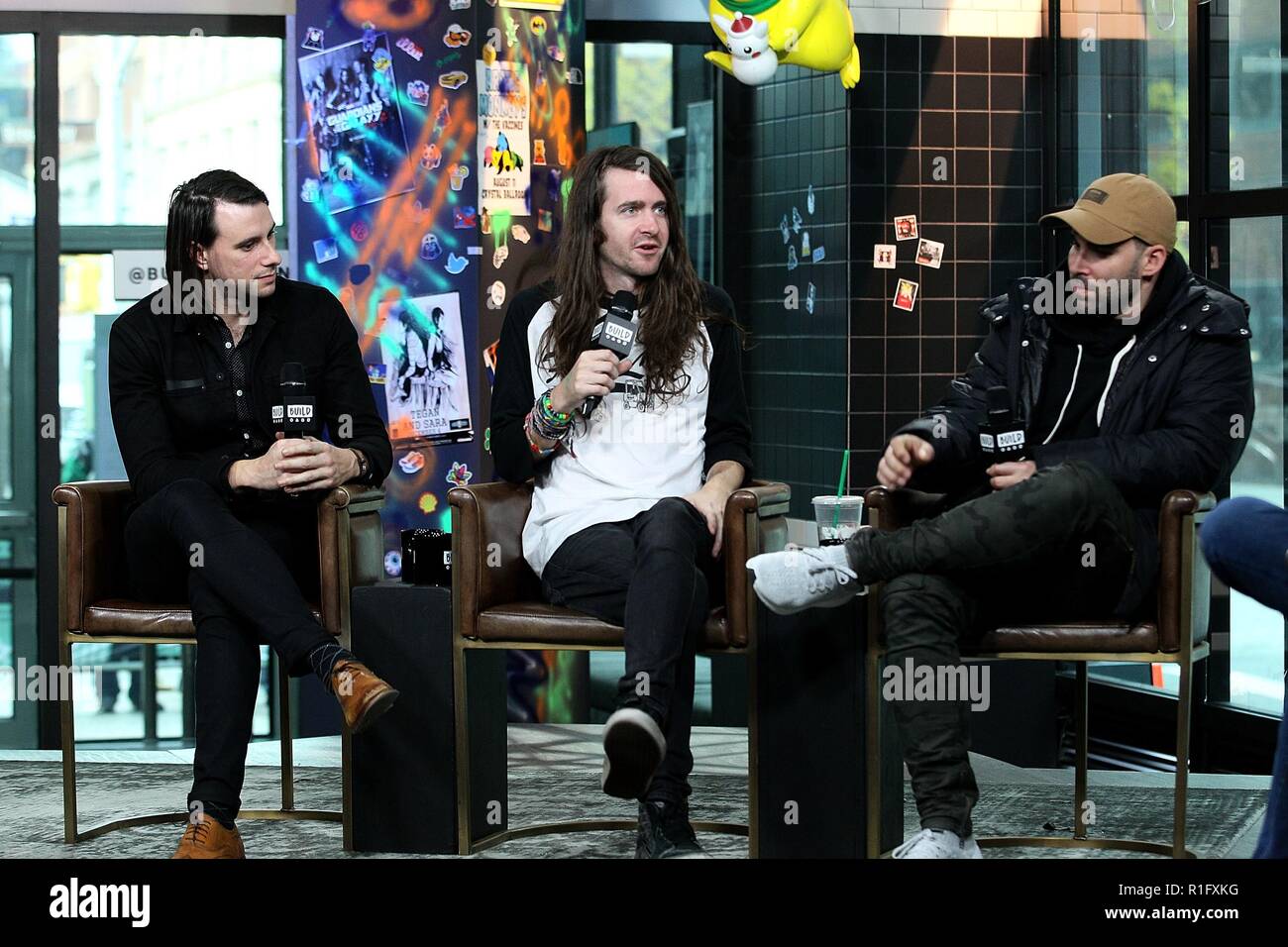 New York, NY, USA. 12th Nov, 2018. Jake Bundrick, Derek Sanders, Jake ...