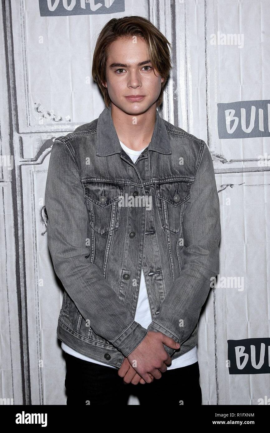 New York, NY, USA. 12th Nov, 2018. Judah Lewis inside for AOL Build ...