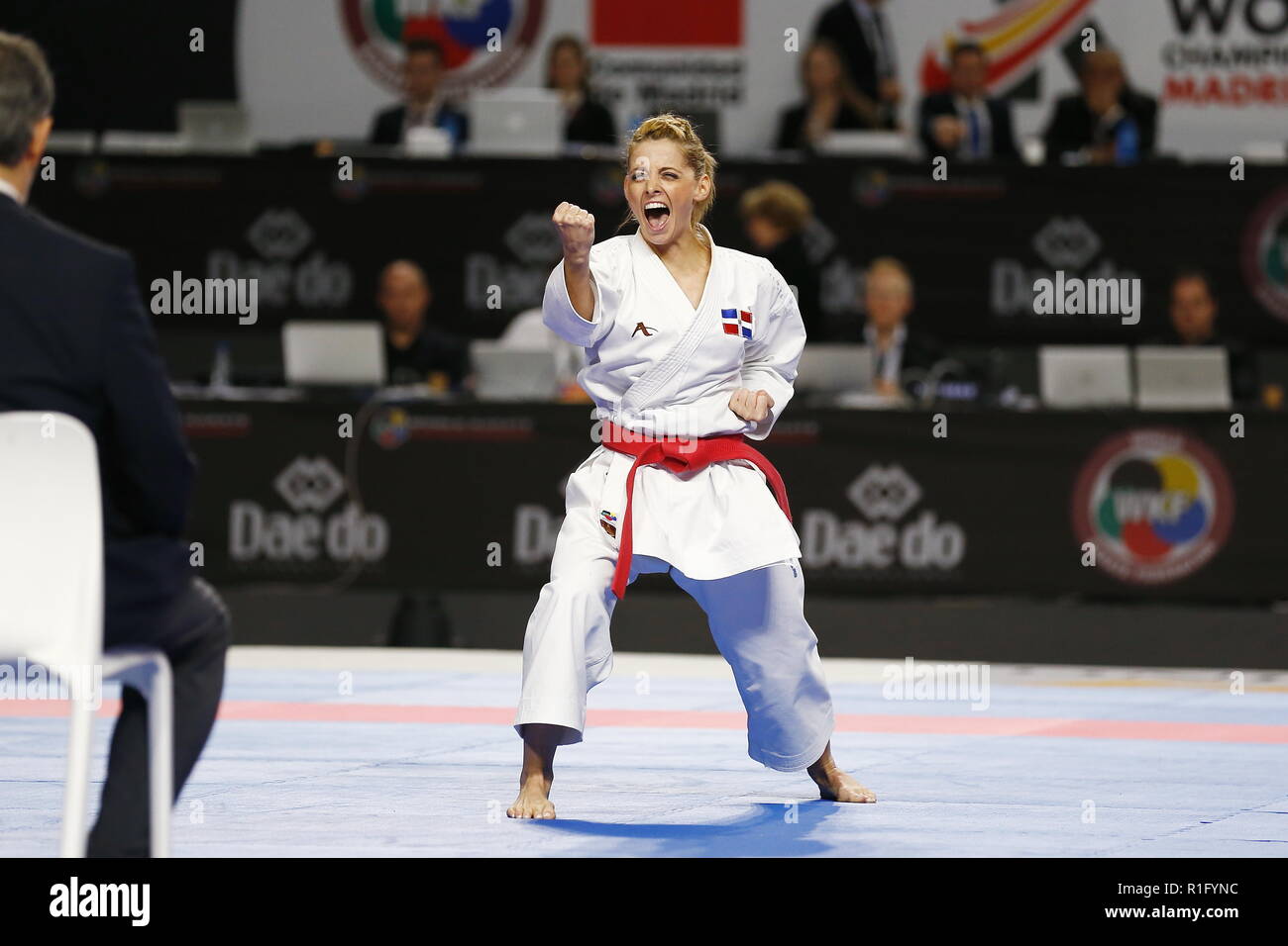 Madrid, Spain. 10th Nov, 2018. Maria Dimitrova (DOM) Karate : Maria ...