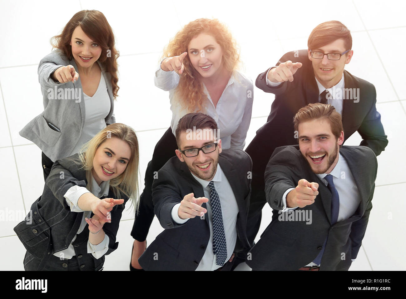 Entrepreneurs team thumbs up hi-res stock photography and images - Alamy