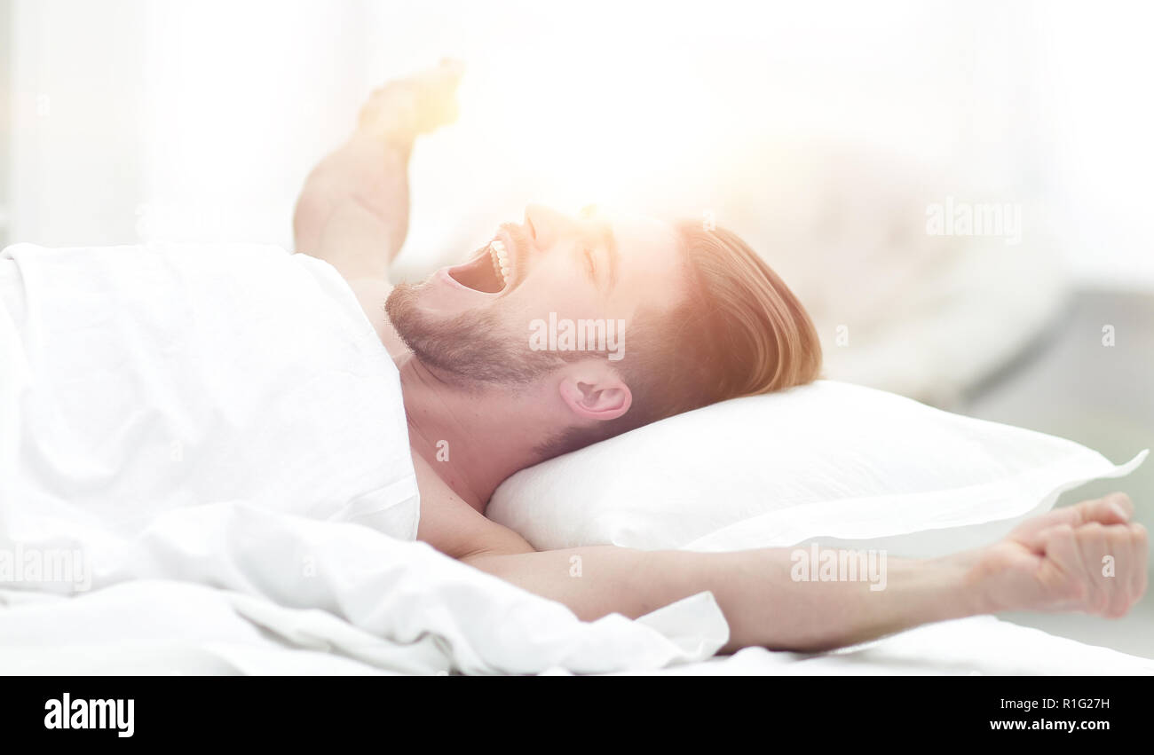 Happy day positivity waking up hi-res stock photography and images - Alamy