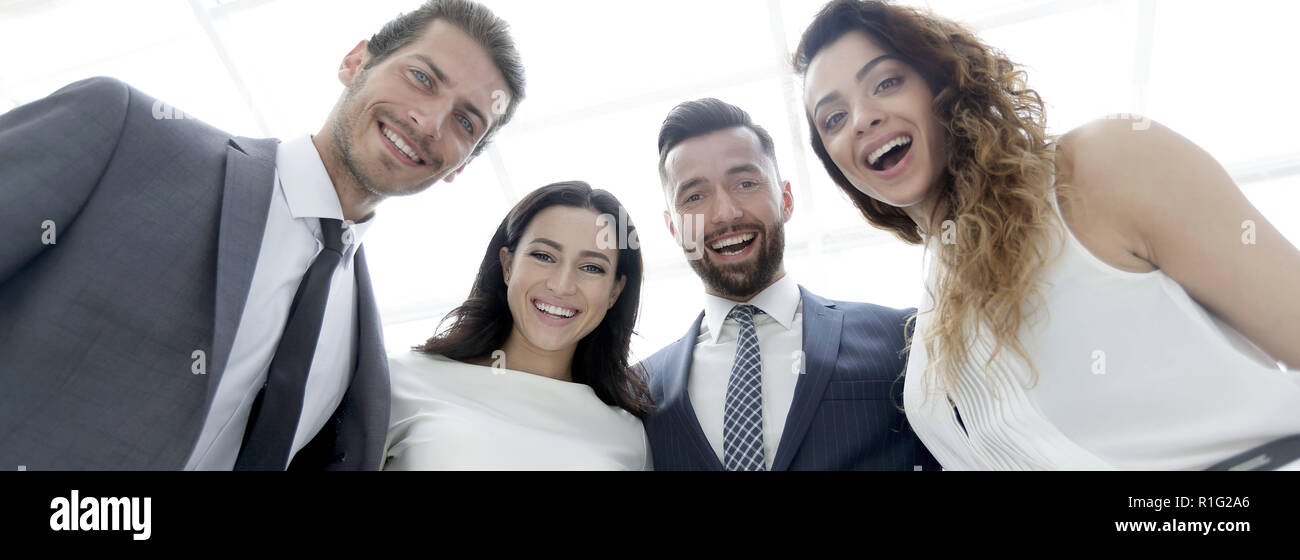 bottom view.group of successful business people Stock Photo - Alamy