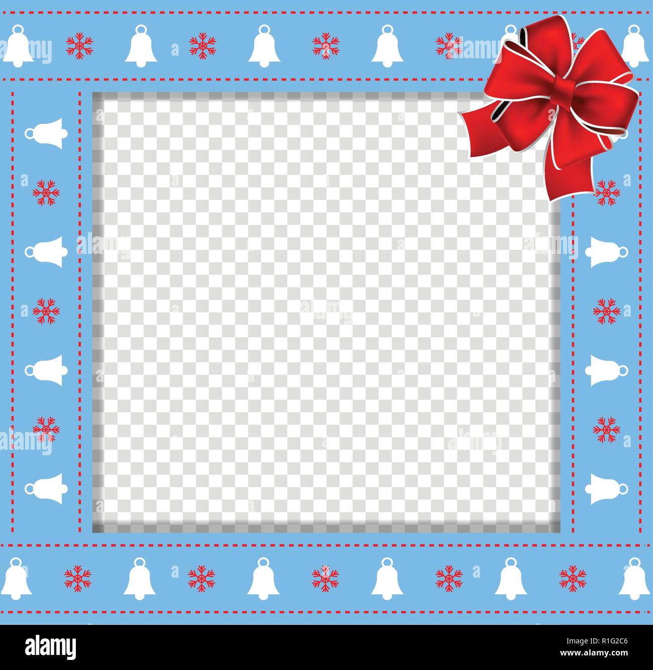 Blue ribbon borders hi-res stock photography and images - Alamy