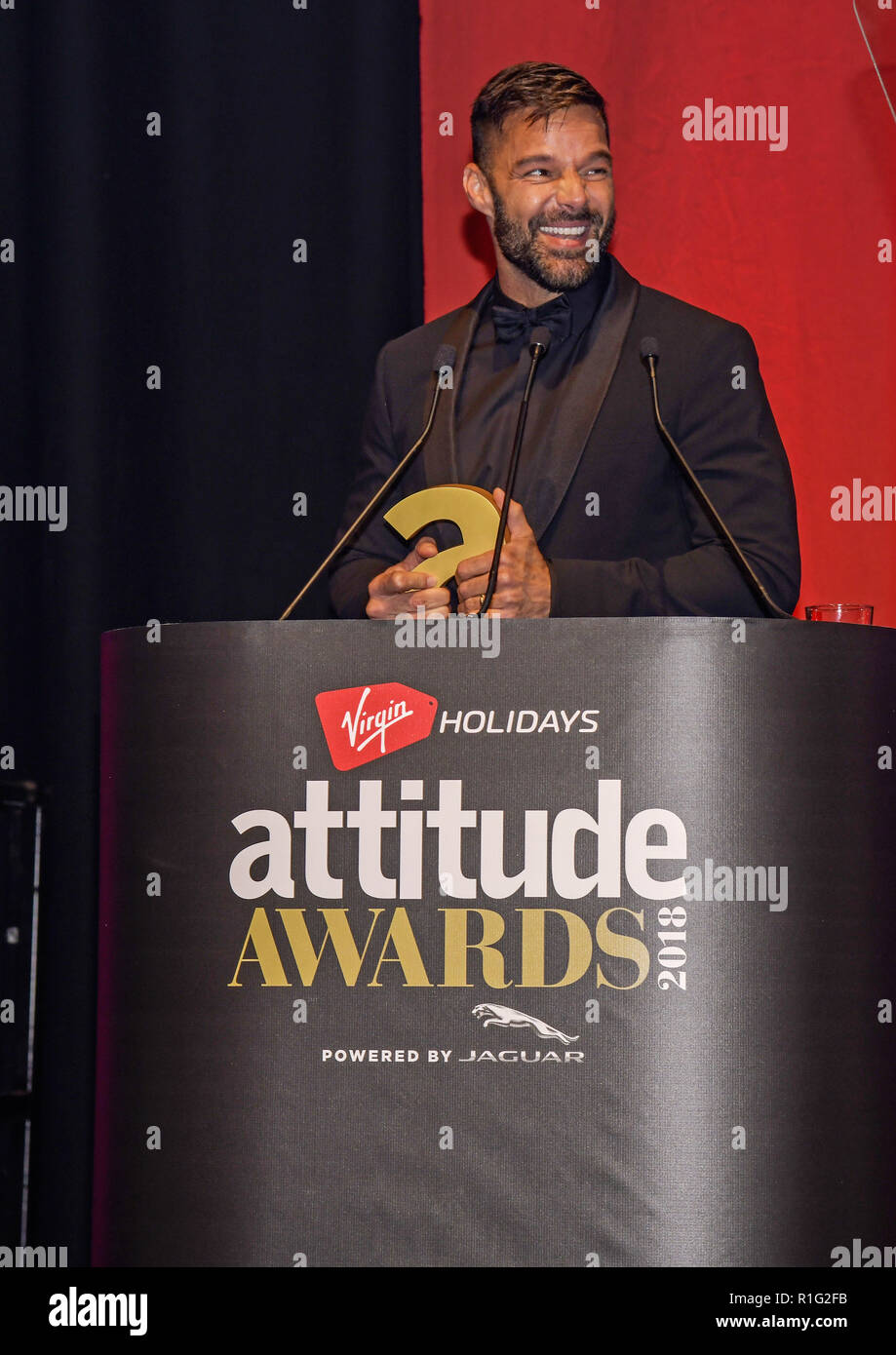 The Attitude Awards 2018 - Winners Featuring: Ricky Martin Where ...