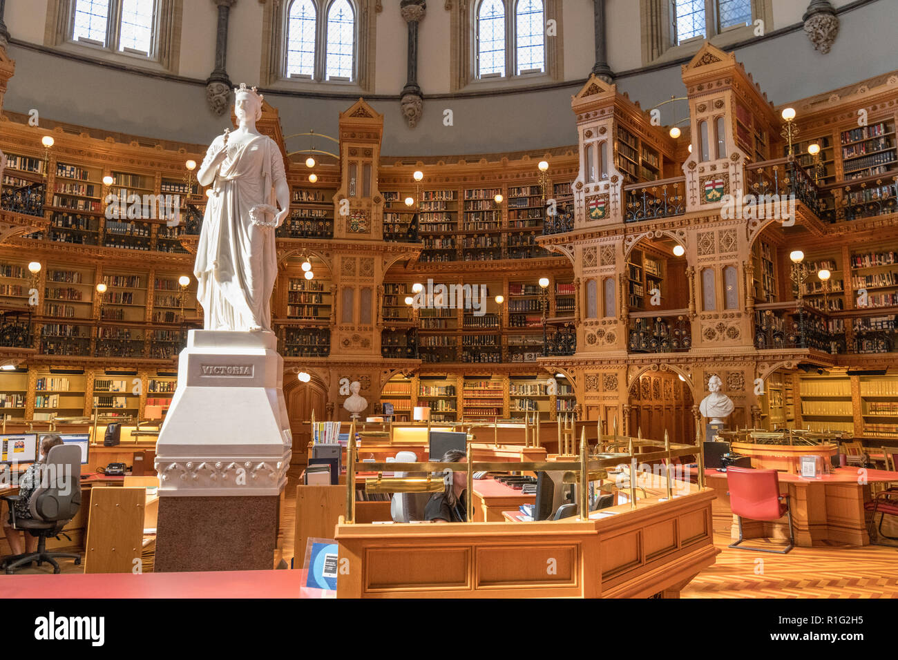 Canada library interior hi-res stock photography and images - Alamy