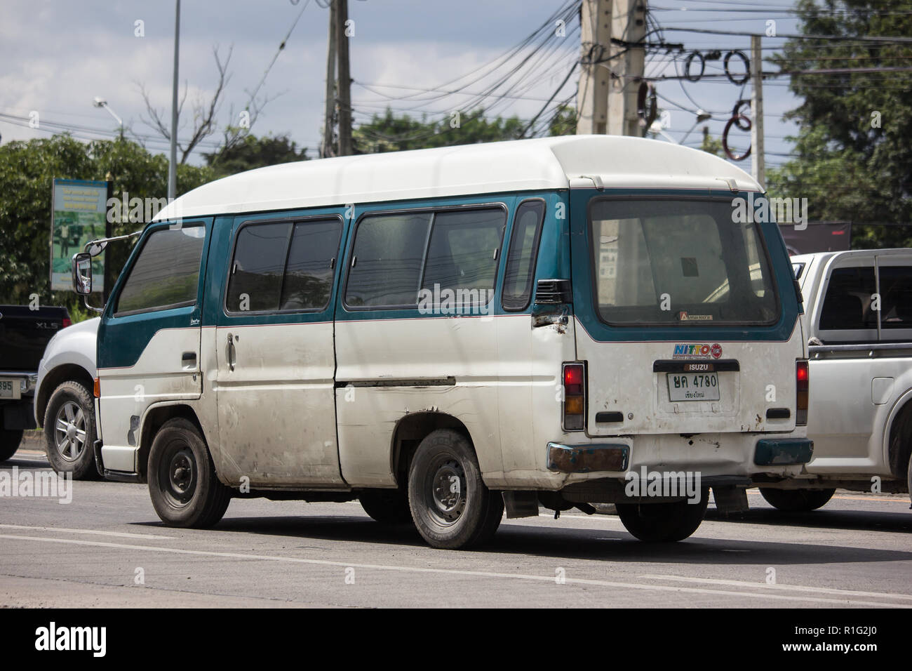 Chiangmai, Thailand - October 30 2018: Private old isuzu Buddy van ...
