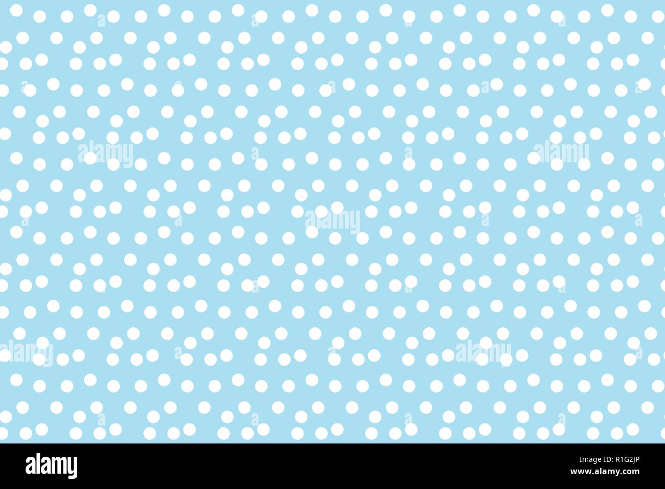 Light blue background random scattered dots seamless pattern. Vector ... Light blue background random scattered dots seamless pattern. Vector ...