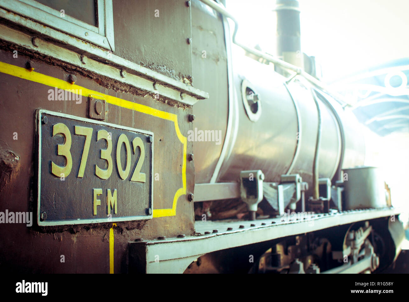 Steam Locomotive on Display - National Rail Museum, New Delhi, India ...