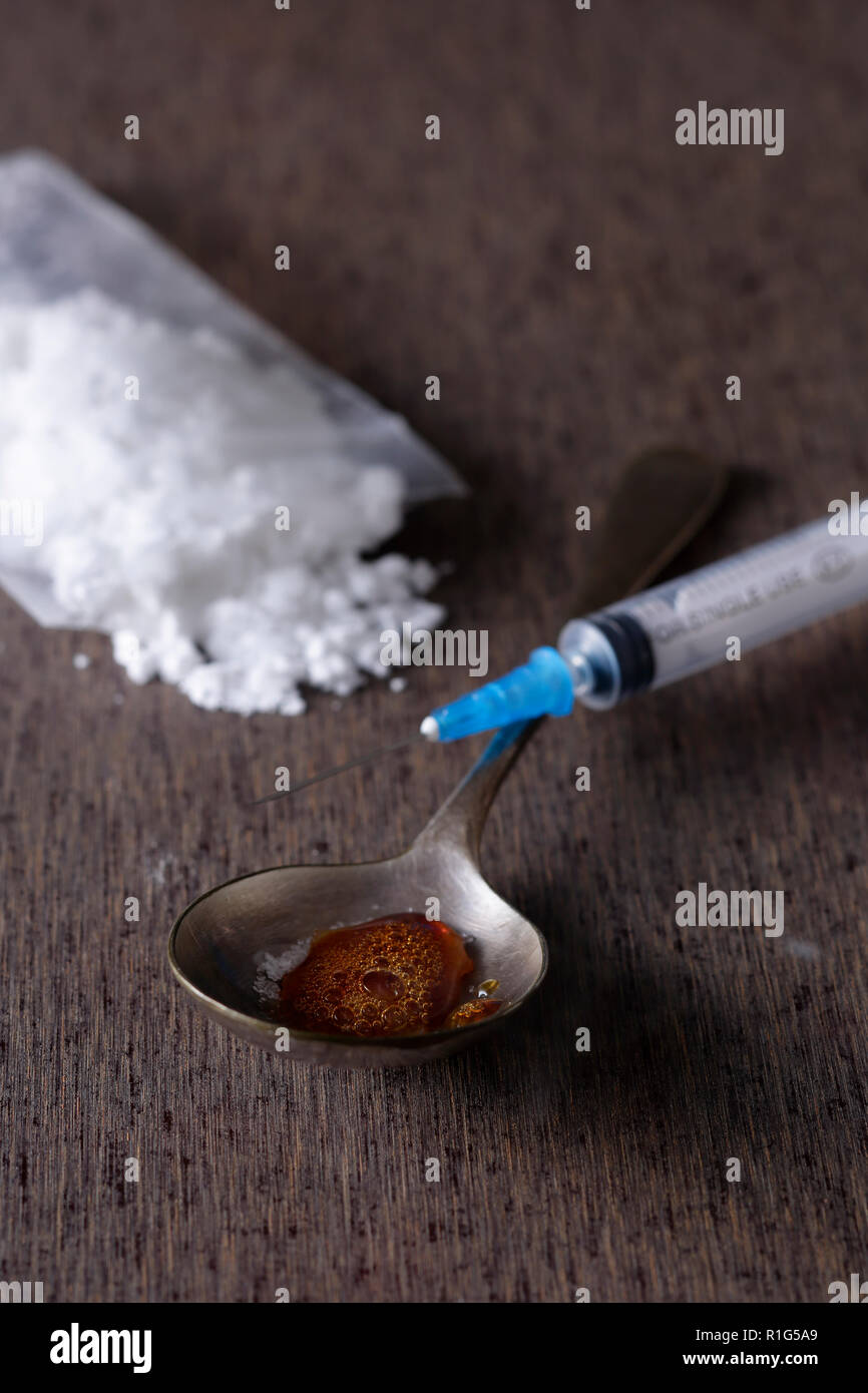 Drug addiction image Stock Photo - Alamy