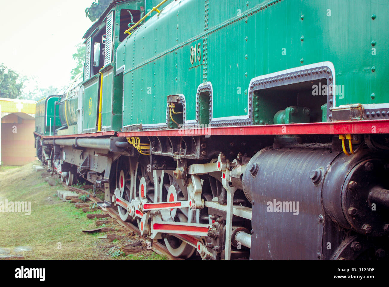 Steam Locomotive on Display - National Rail Museum, New Delhi, India ...
