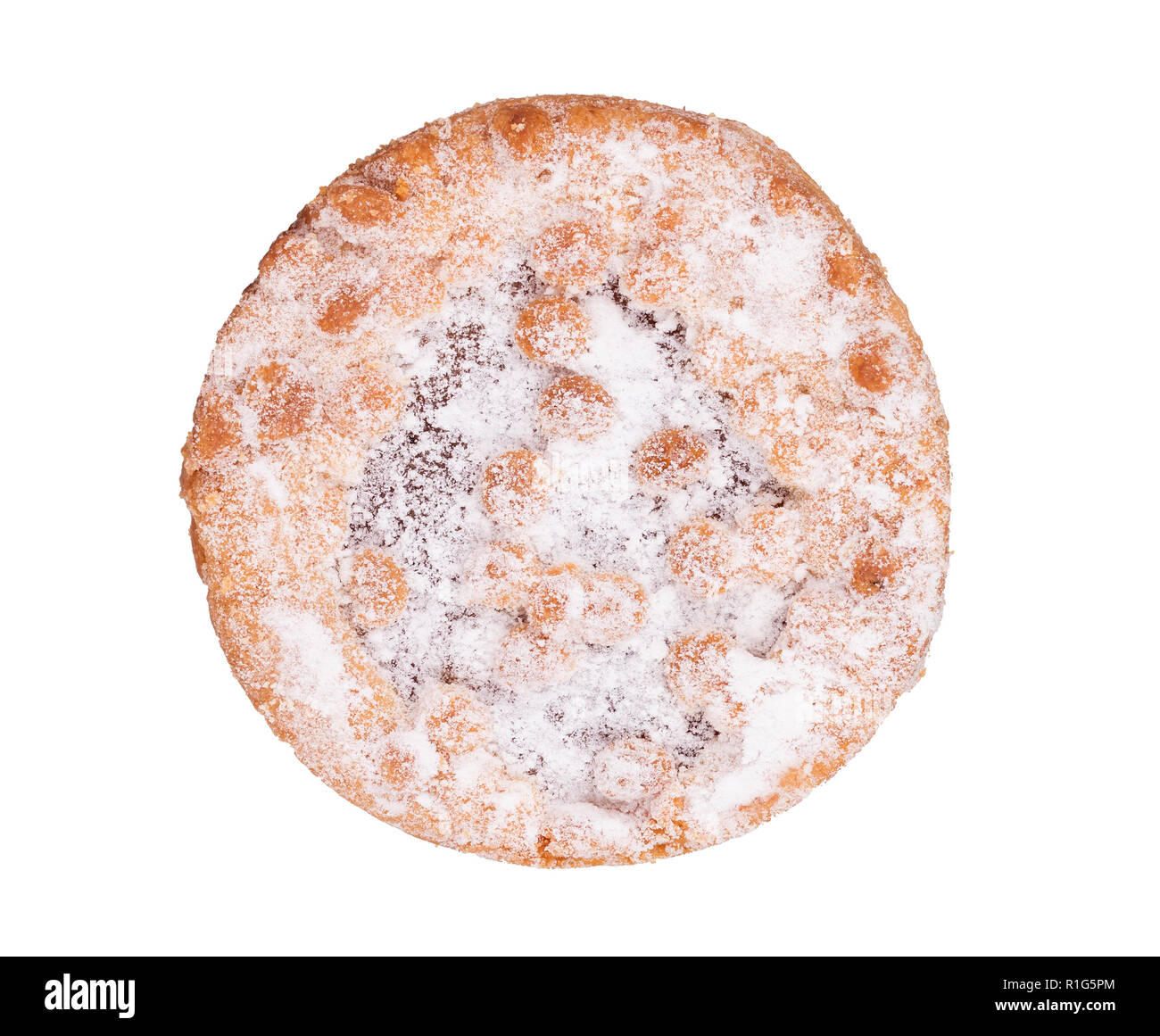 Typical dutch cake, round and made of apples - Isolated Stock Photo - Alamy