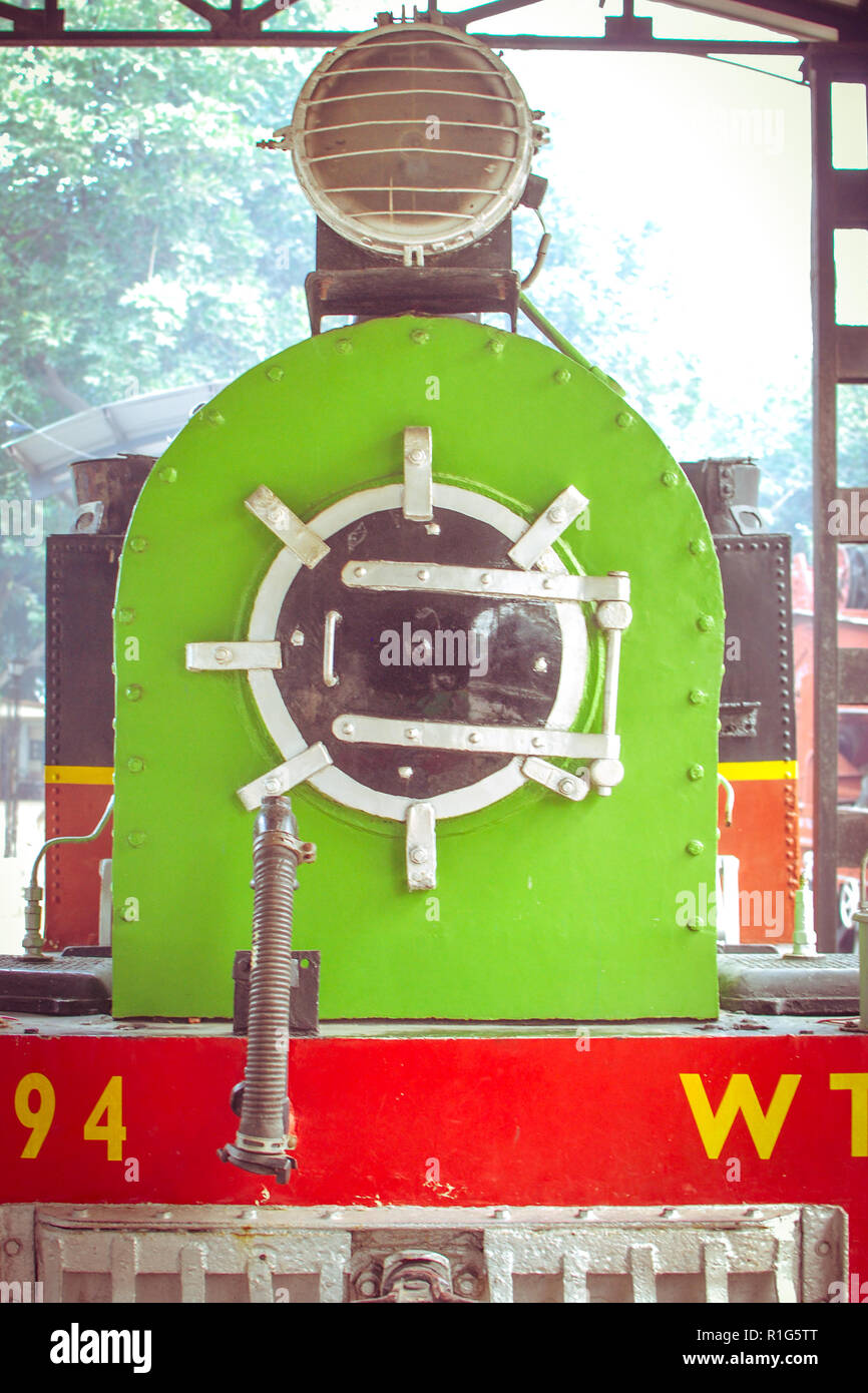 Steam Locomotive on Display - National Rail Museum, New Delhi, India ...