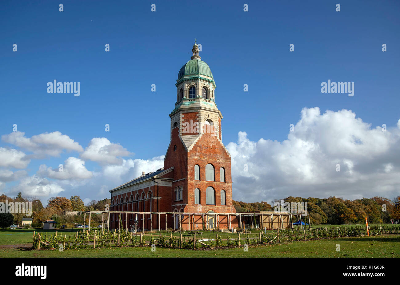 The Royal Victoria Chapel at the Royal Victoria Country Park in Netley ...