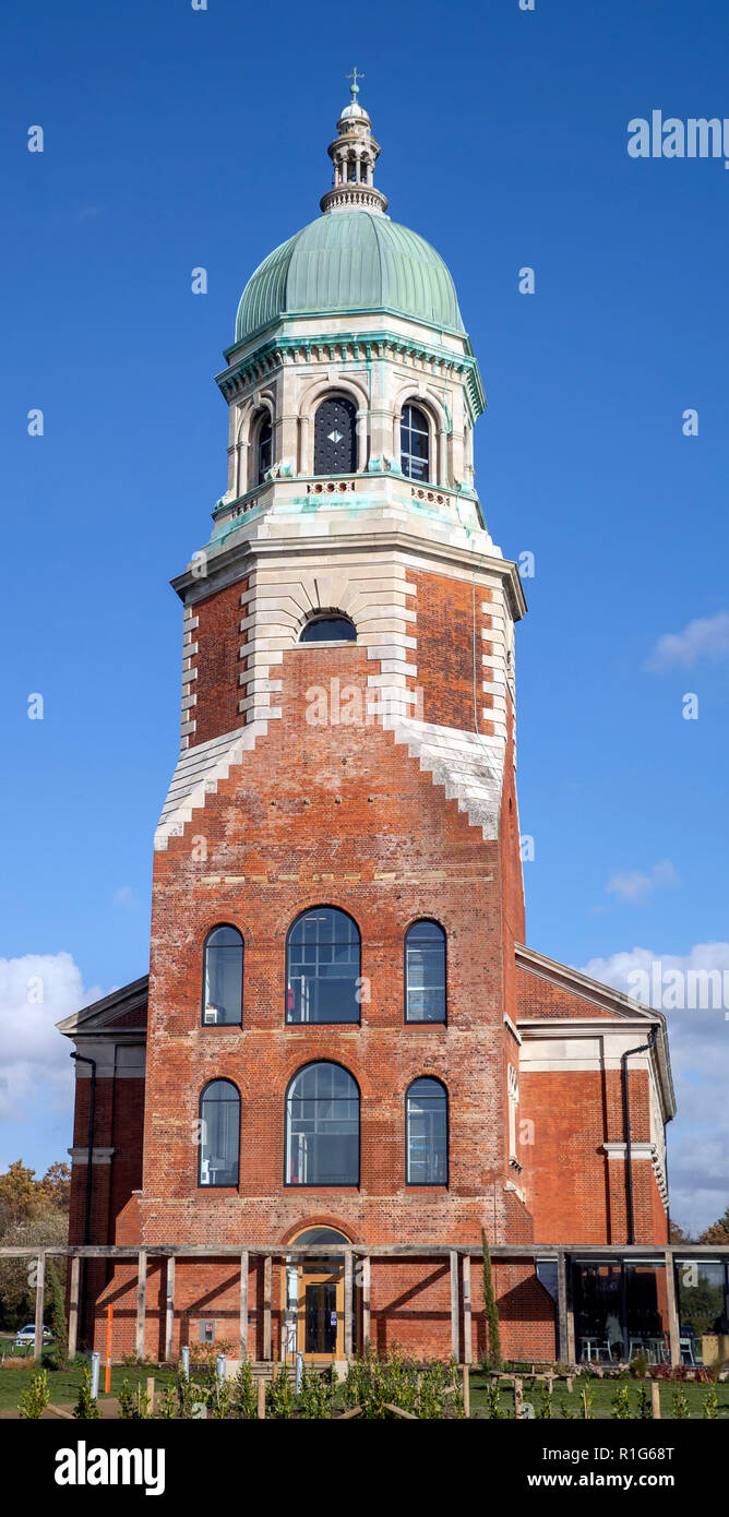 The Royal Victoria Chapel at the Royal Victoria Country Park in Netley ...