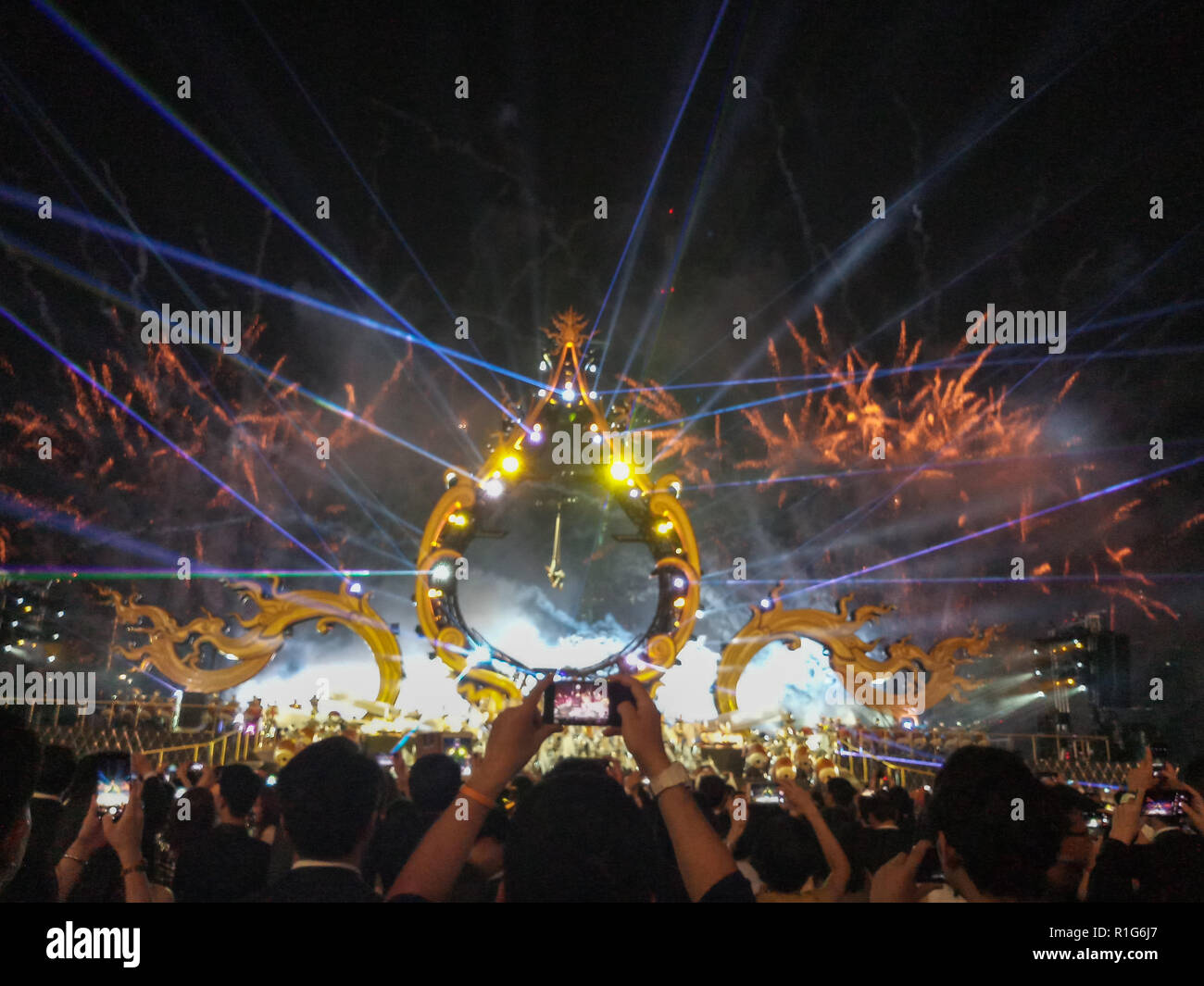 People celebrated Grand Opening ceremony ICONSIAM, Thailand:9/11/2018 ...