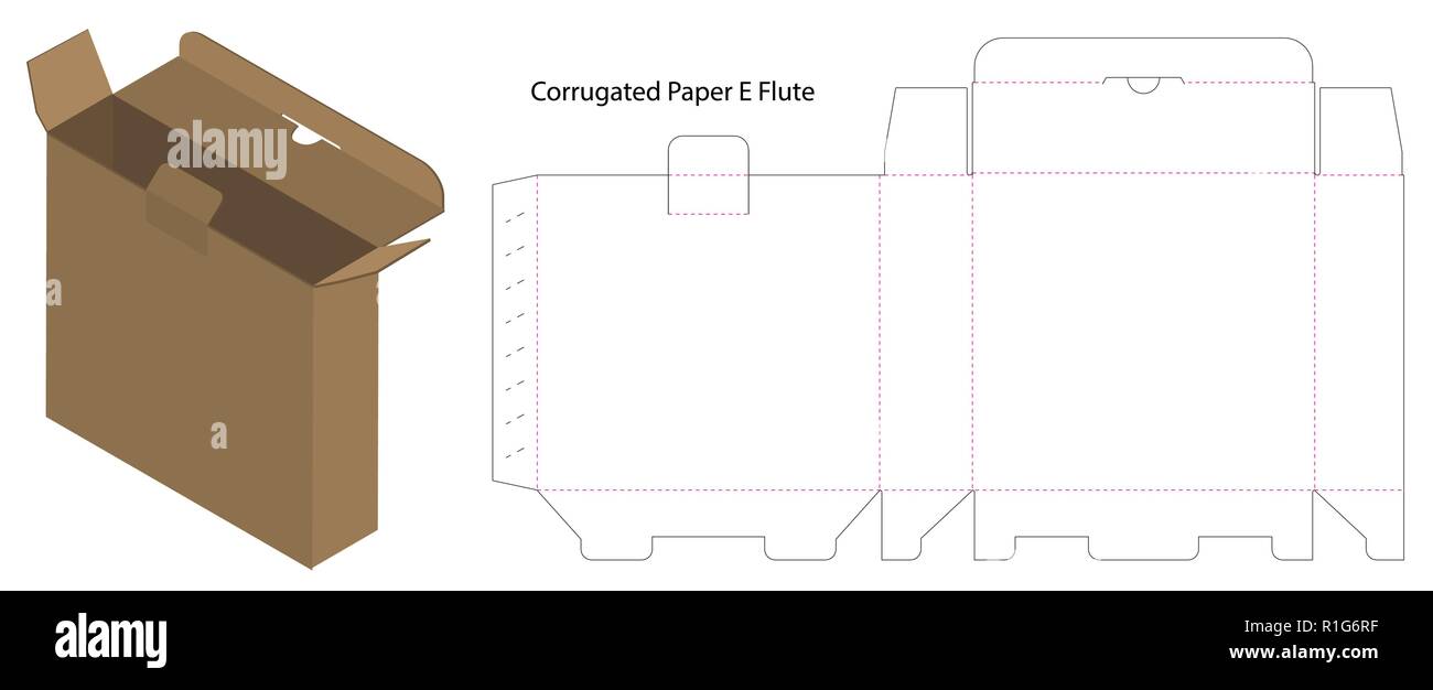 Corrugated lid Cut Out Stock Images & Pictures - Alamy