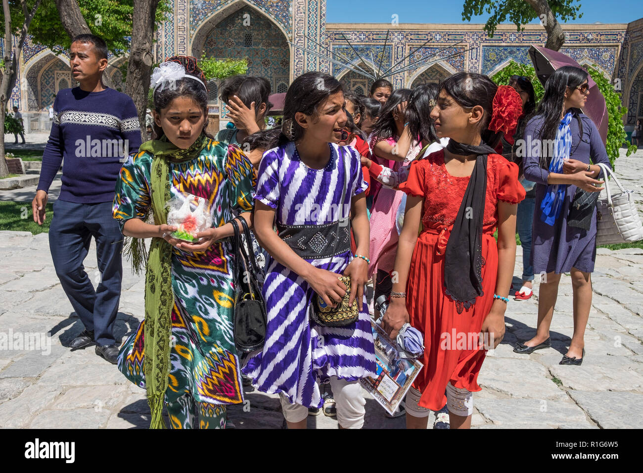 Uzbekistan, Samarkand, daily life Stock Photo - Alamy