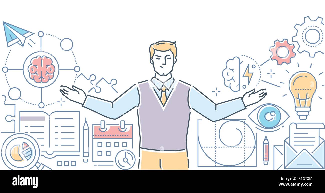 Concept design mind map Stock Vector Images - Alamy