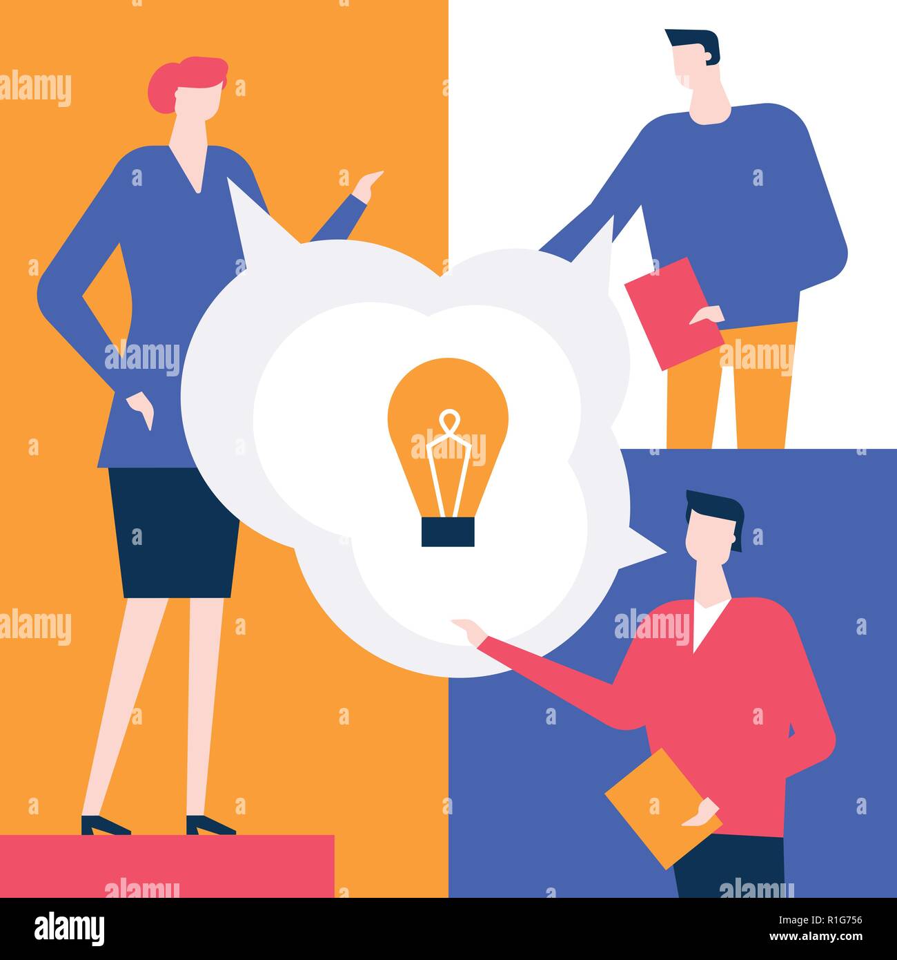 Cheerful concept creative design hi-res stock photography and images ...