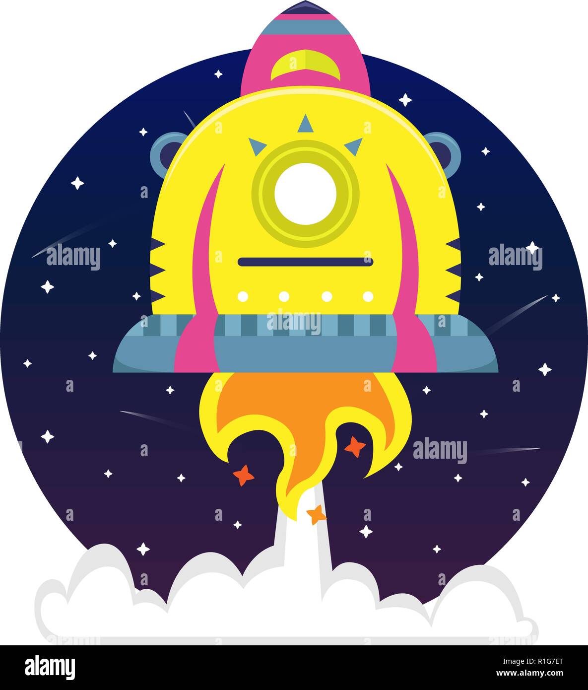 Cartoon Spaceship Stock Photos & Cartoon Spaceship Stock Images - Alamy