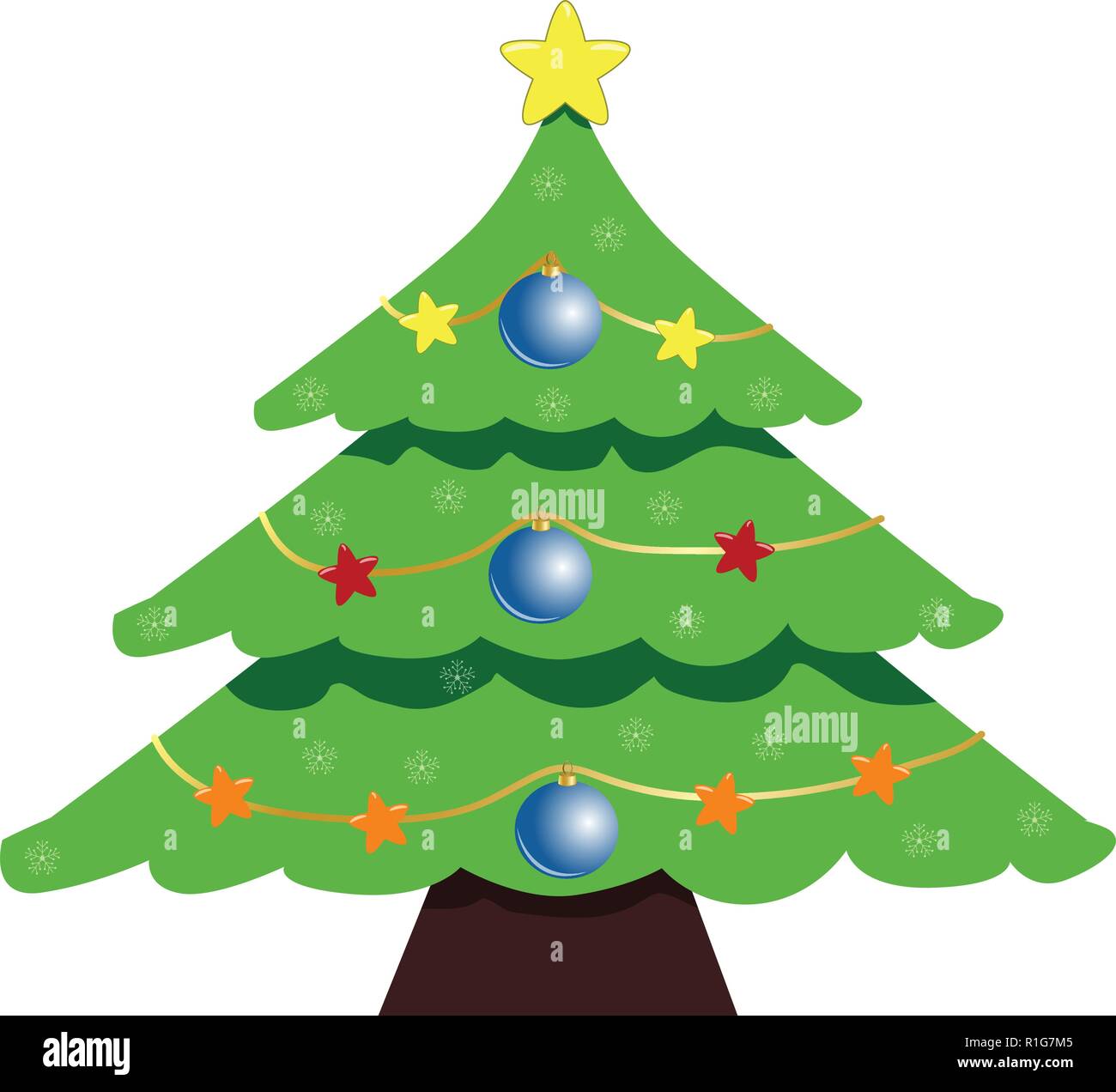 Christmas Tree Shape Clipart
