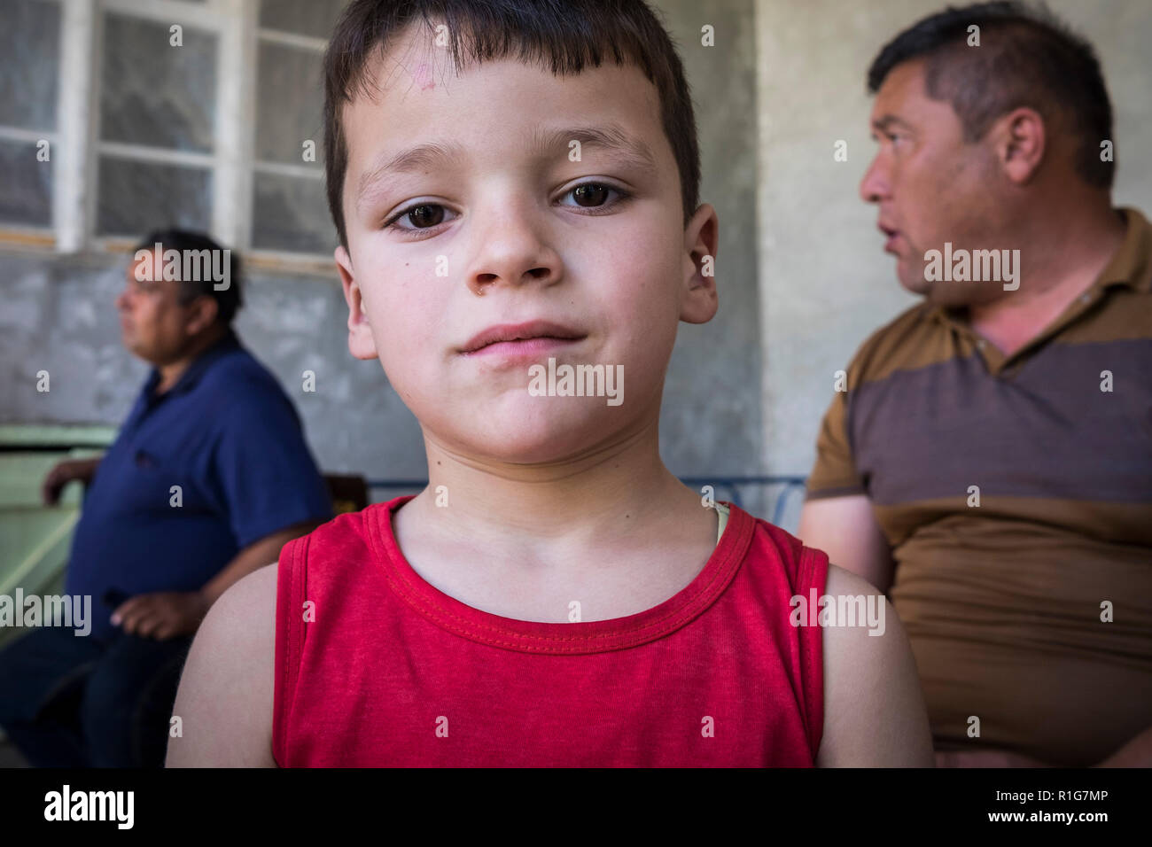 Uzbekistan, Samarkand, child Stock Photo - Alamy