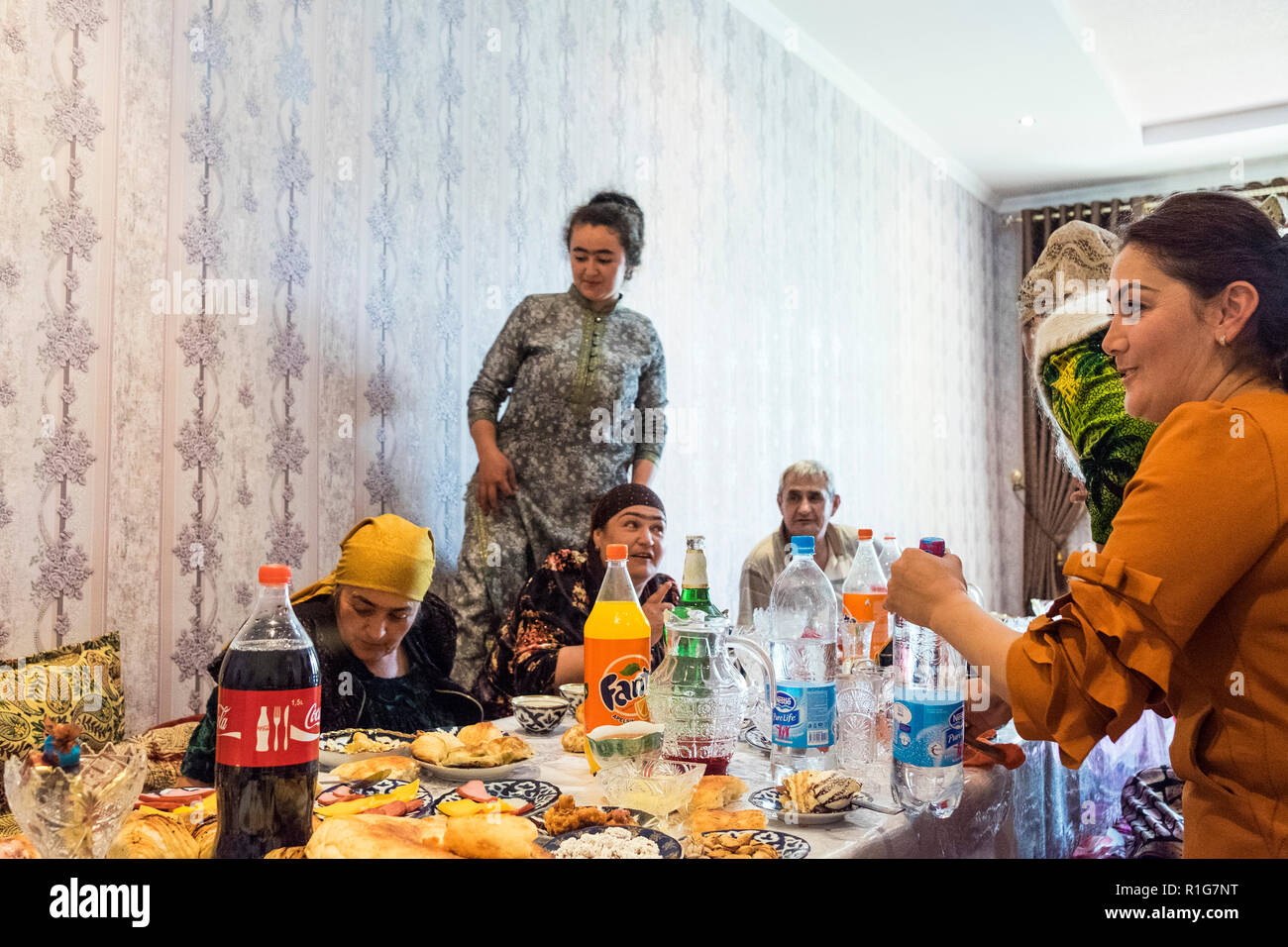 Uzbekistan, Samarkand, local party Stock Photo - Alamy