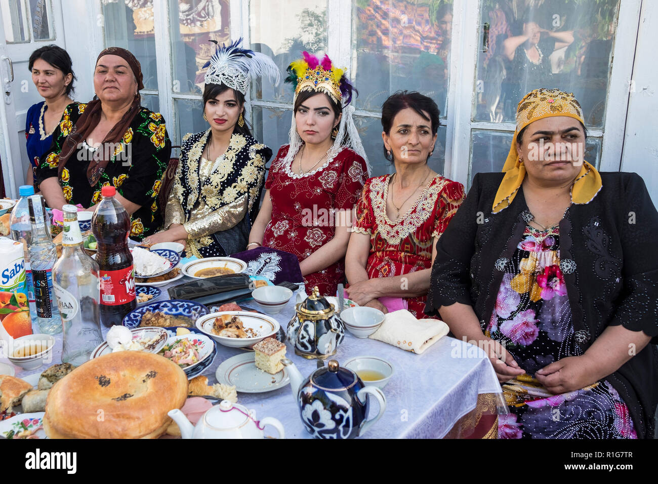 Uzbekistan, Samarkand, local party Stock Photo - Alamy